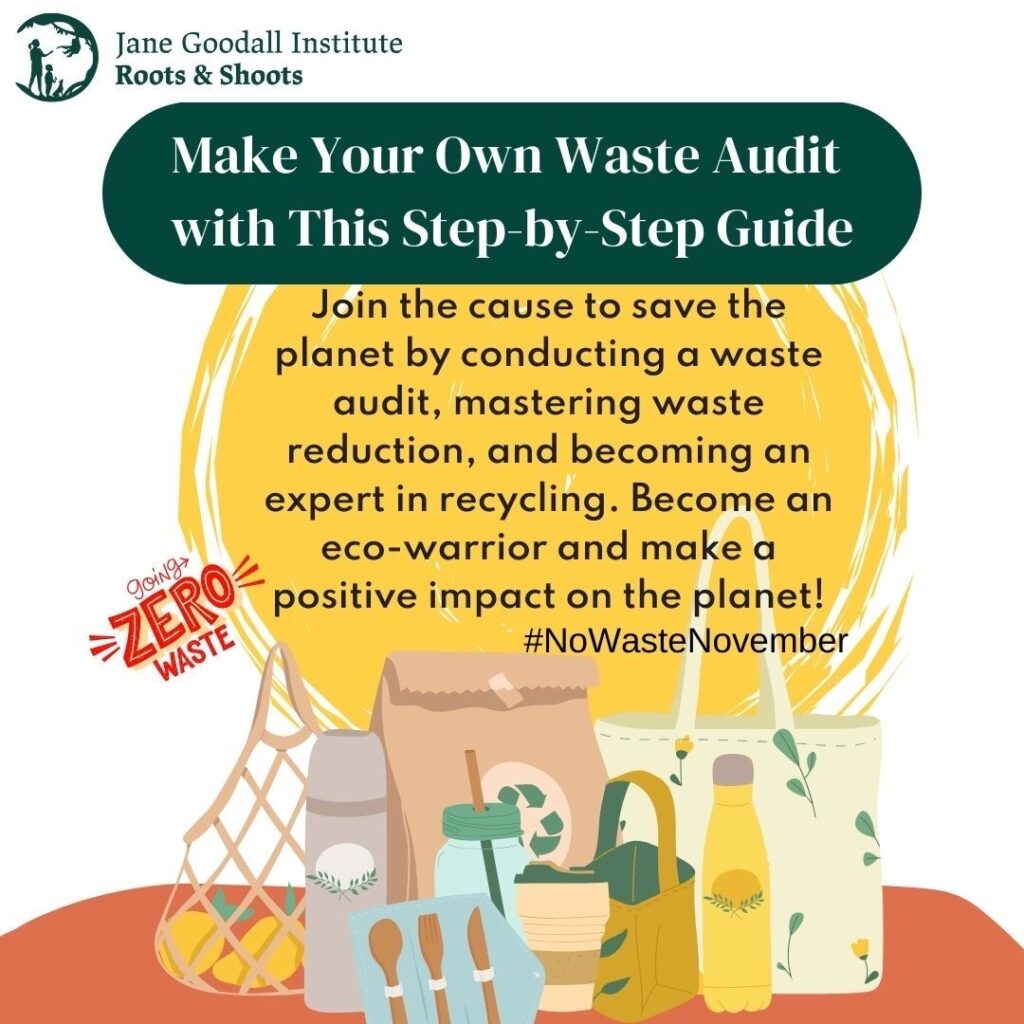 No Waste Novemeber（ゼロウェイスト月間）の取り組みに参加しよう - Get Inspired - Jane Goodall ...